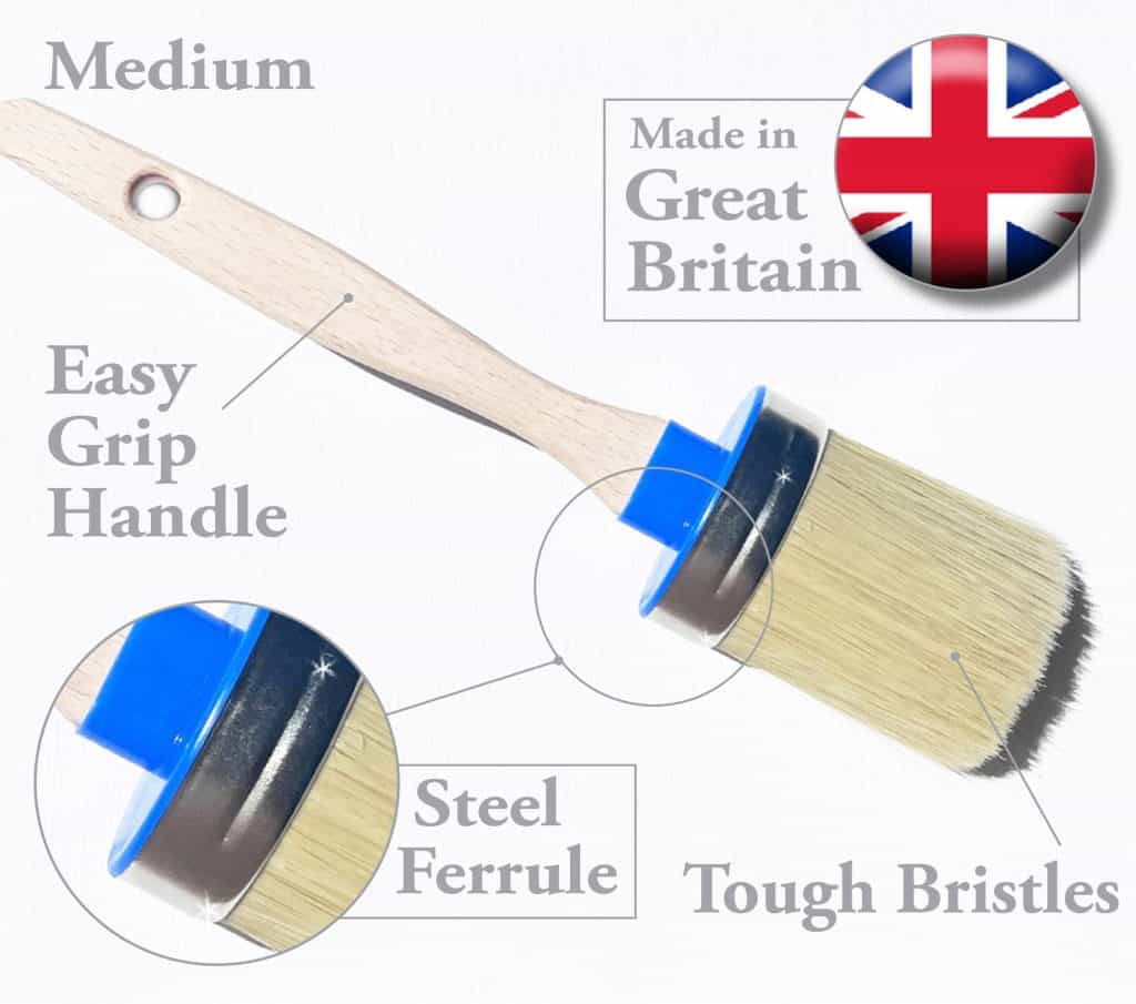 40mm Medium Chalk Paint Brush